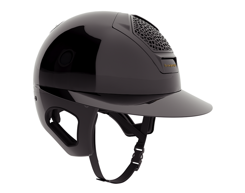 Freejump Helm Voronoï met Temple Protection Gloss Zwart – Horse Riders ...